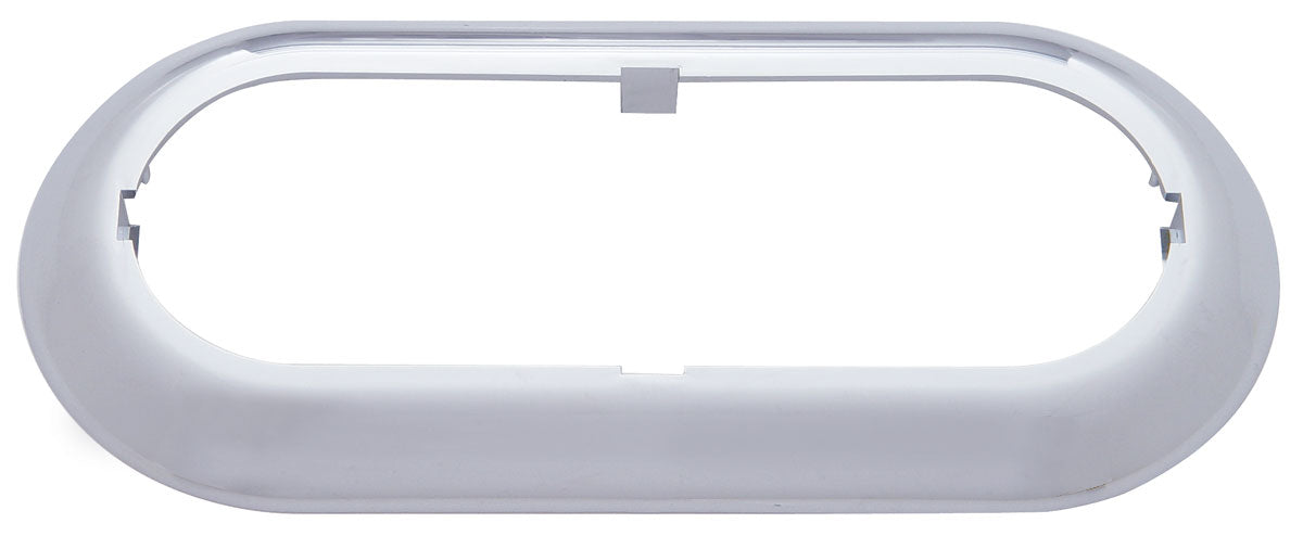 OVAL SNAP ON CHROME LIGHT BEZEL