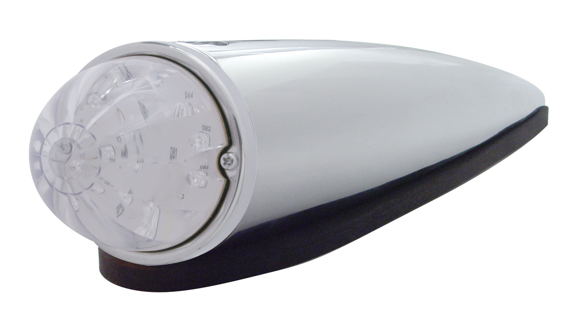 17 LED Watermelon Cab Light Kit - Amber LED/Clear Lens